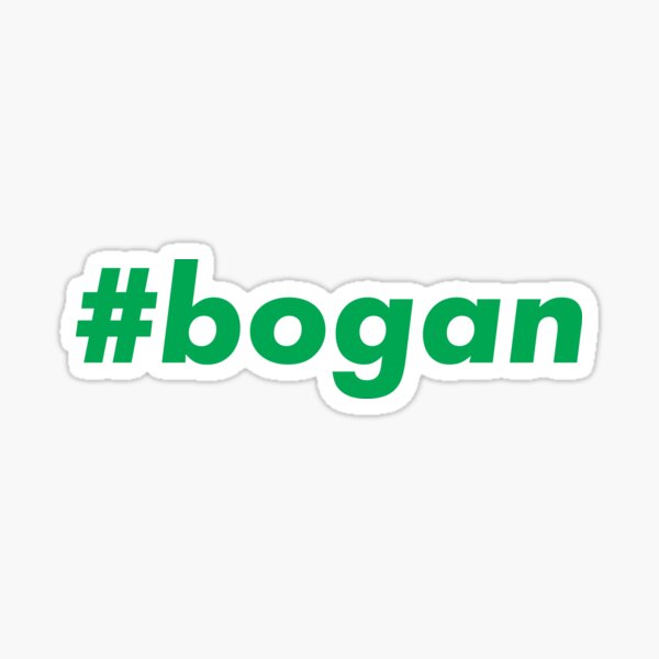"#bogan" Sticker by teesaurus | Redbubble