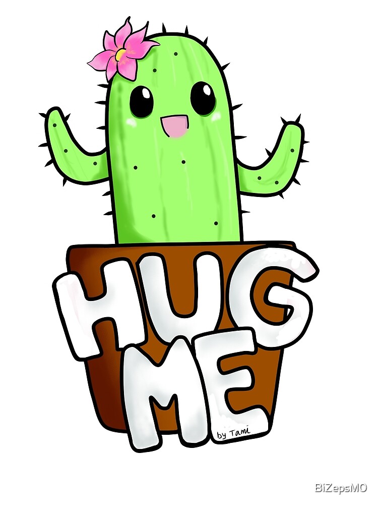 "Kawaii Cactus Hug Me" Poster for Sale by BiZepsM0 | Redbubble