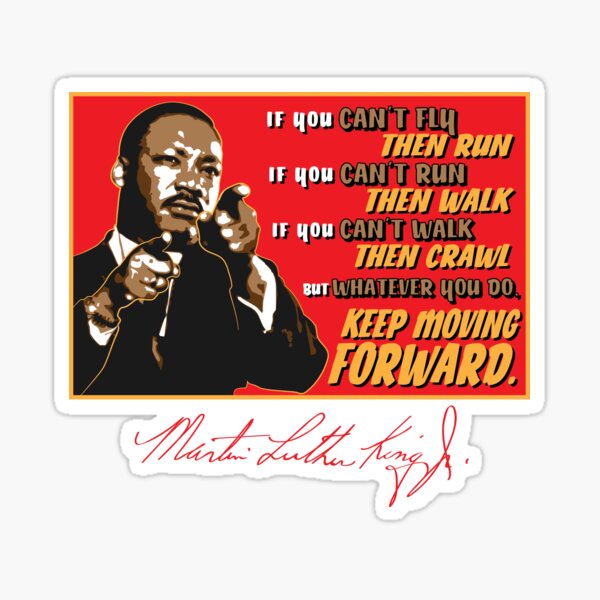 "Keep Moving Forward" Sticker for Sale by B-Kreativ | Redbubble