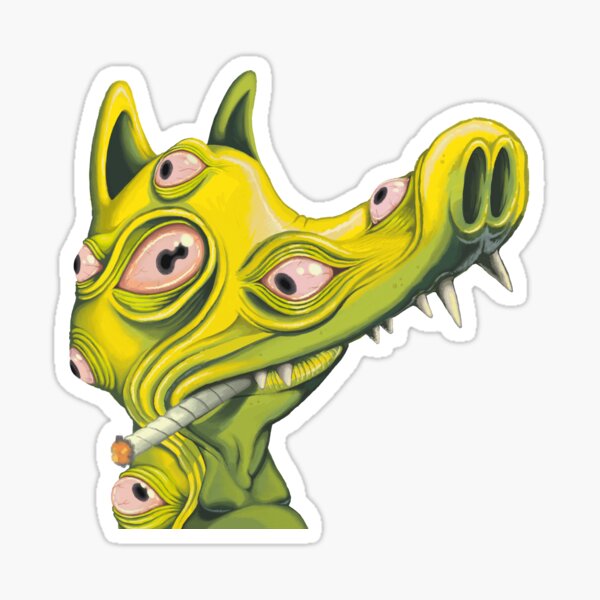 "Quasimoto - Real Eyes" Sticker for Sale by colinaguilar | Redbubble
