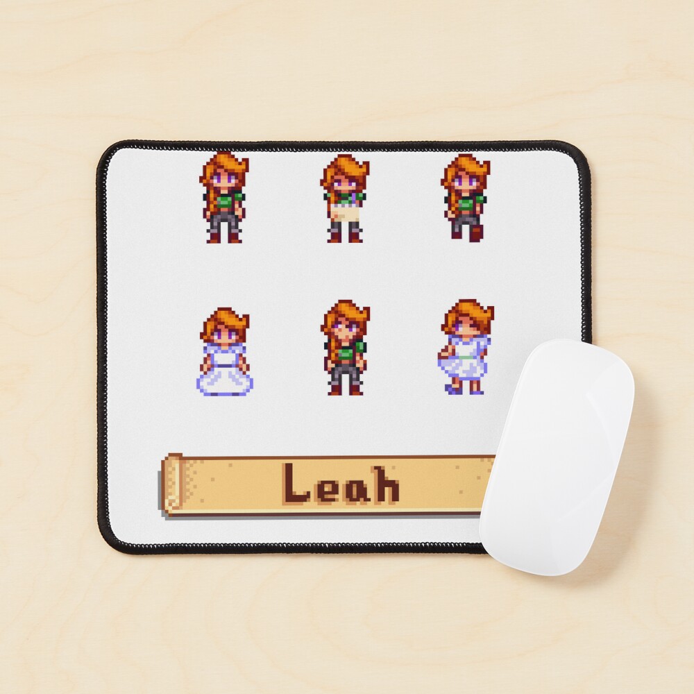 "Stardew Valley Sprites - Leah" Sticker for Sale by kathdvd | Redbubble