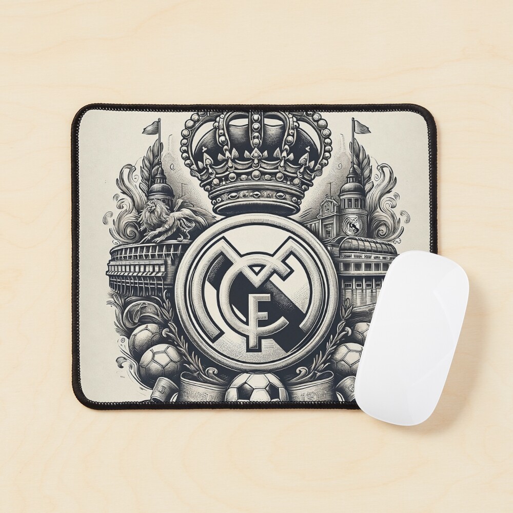 "Real Madrid Vintage Logo" Sticker for Sale by badazzl | Redbubble