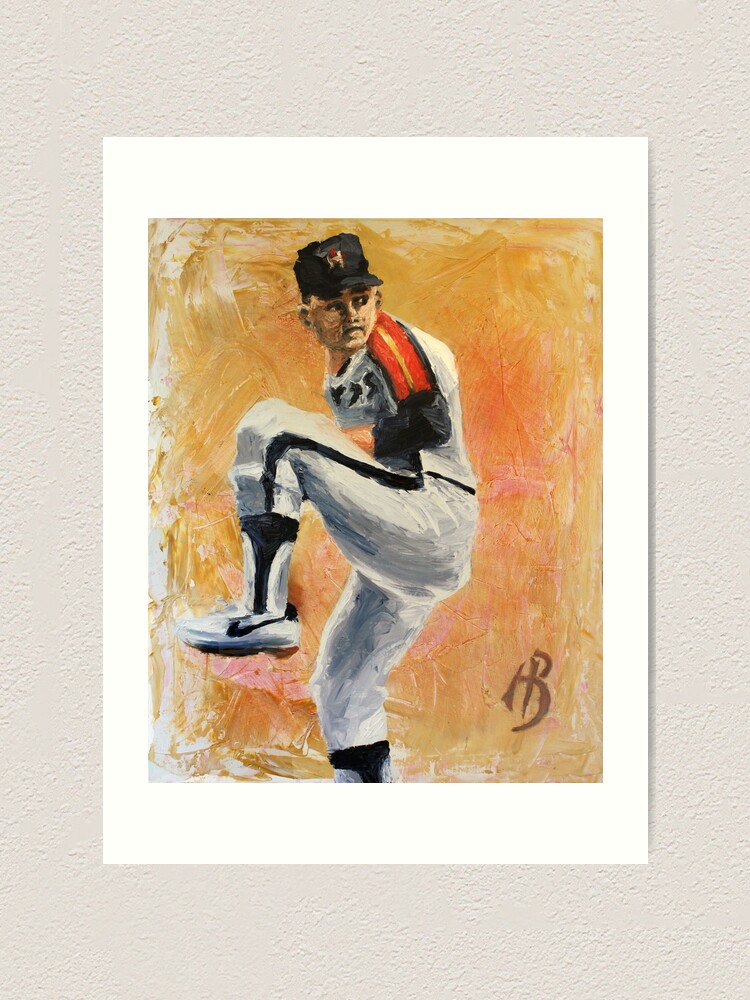 "Nolan Ryan" Art Print for Sale by ABaroneWT | Redbubble