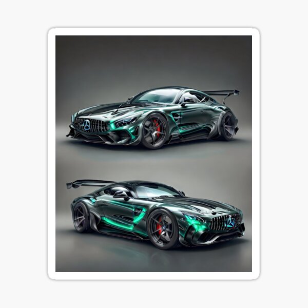 "mercedes amg gtr" Sticker for Sale by falconaro | Redbubble