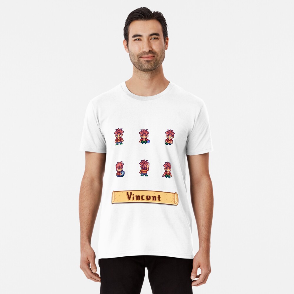 "Stardew Valley Sprites - Vincent" Sticker for Sale by kathdvd | Redbubble