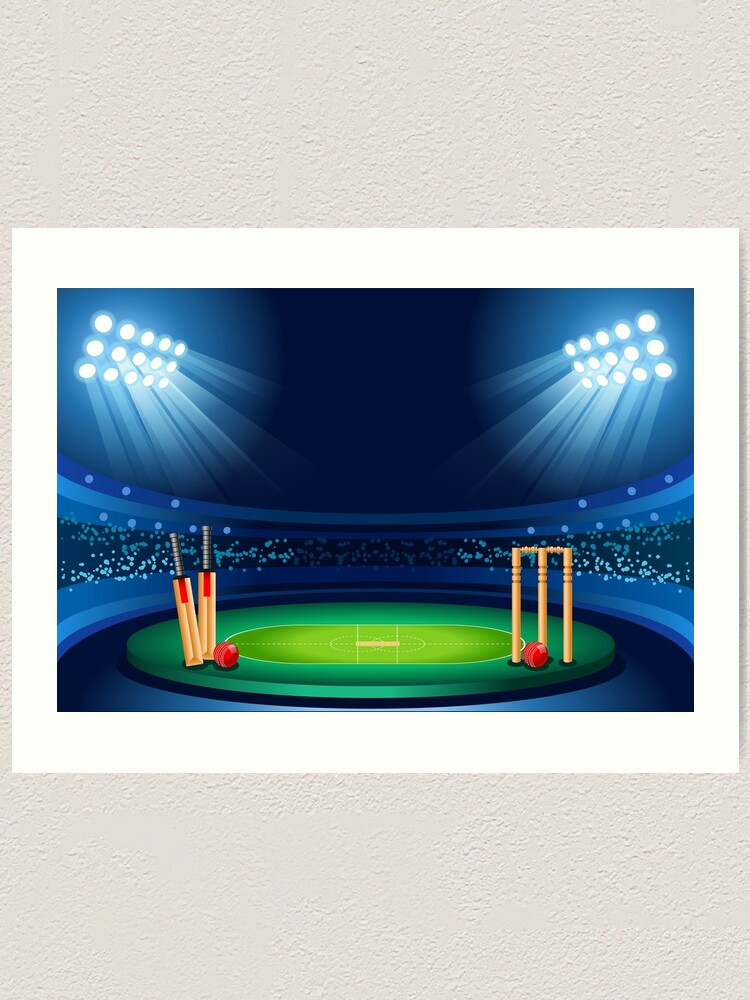 "Cricket Background Scoreboard" Art Print for Sale by aurielaki | Redbubble