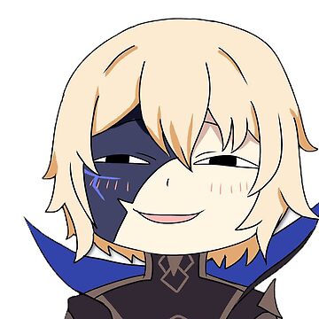 "Chibi Captain Dainsleif" Sticker for Sale by ElliFeels | Redbubble