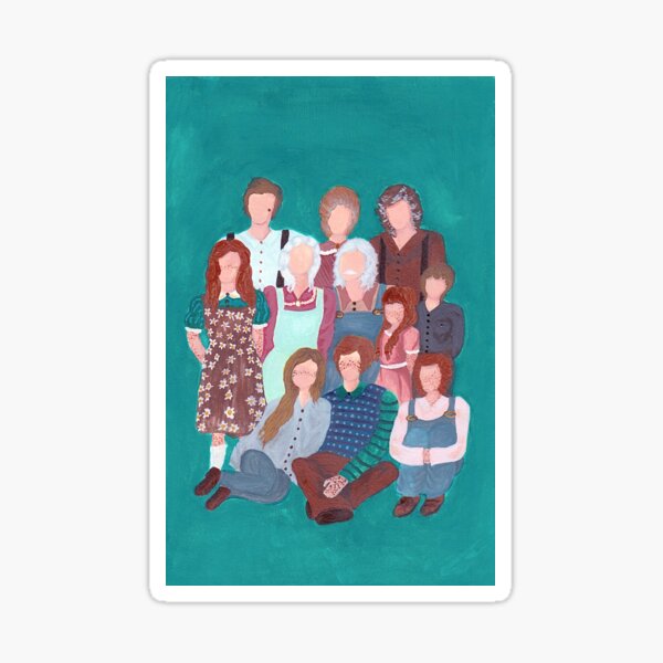 "The Waltons - Family" Sticker for Sale by ArtsyAnastasia | Redbubble