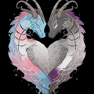 "Transgender Asexual Dragons LGBT Pride Flag" Essential T-Shirt for ...