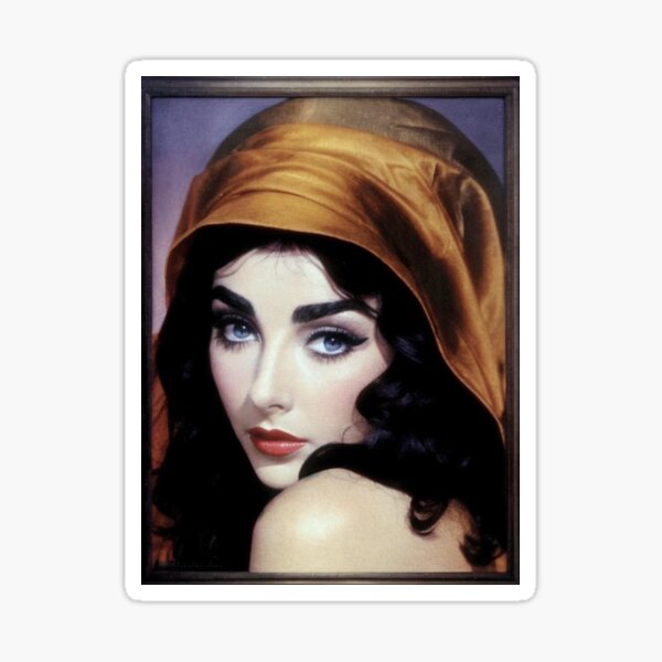"gypsy Elizabeth Taylor" Sticker for Sale by A. Rosette | Redbubble