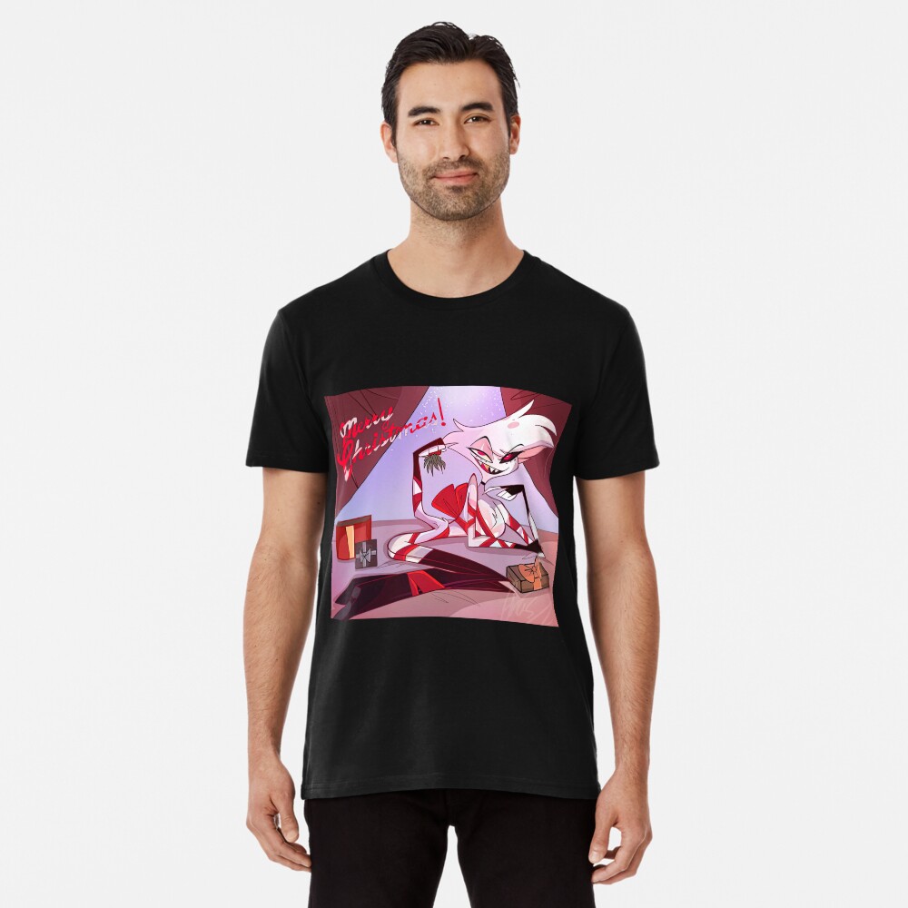 "angel dust hazbin hotel christmas" Sticker for Sale by Quorplix-art ...