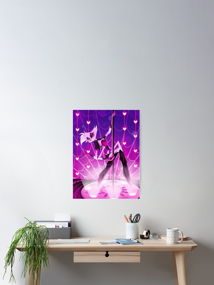 "hazbin hotel angel dust" Poster for Sale by Quorplix-art | Redbubble