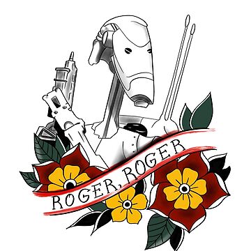 "Roger Roger" Sticker for Sale by jessikamattila | Redbubble