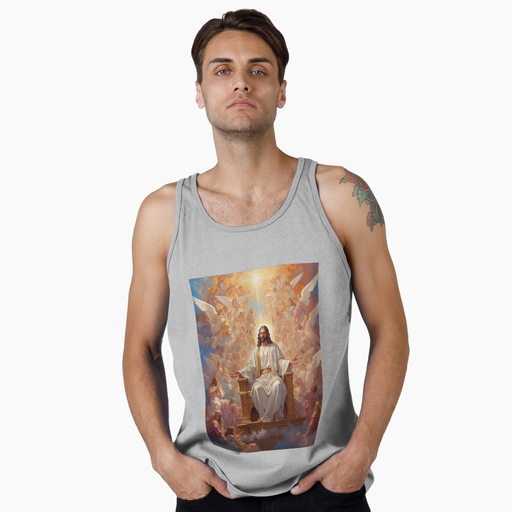 "Angel Jesus in Heaven, Christian Art for Gifts - Jesus" Sticker for ...