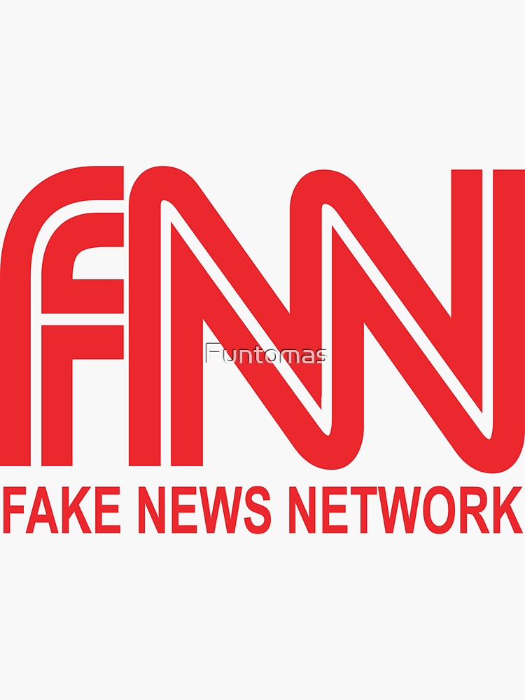 "FNN - Fake News Network" Sticker for Sale by Funtomas | Redbubble