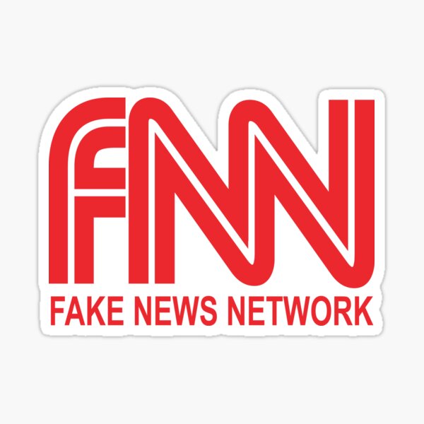 "FNN - Fake News Network" Sticker for Sale by Funtomas | Redbubble