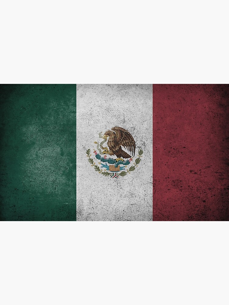 Faded Mexican Flag Background
