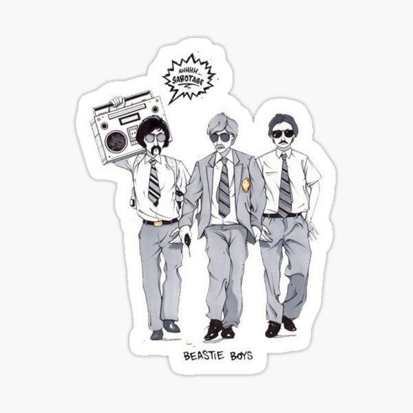 "sabotage" Sticker for Sale by Ratatatts | Redbubble