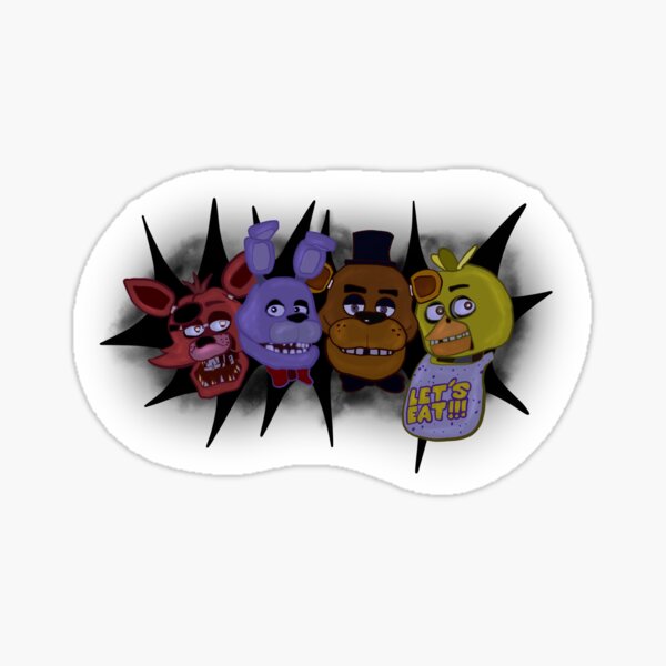 "Five nights at Freddy´s" Sticker for Sale by Iconic shop | Redbubble
