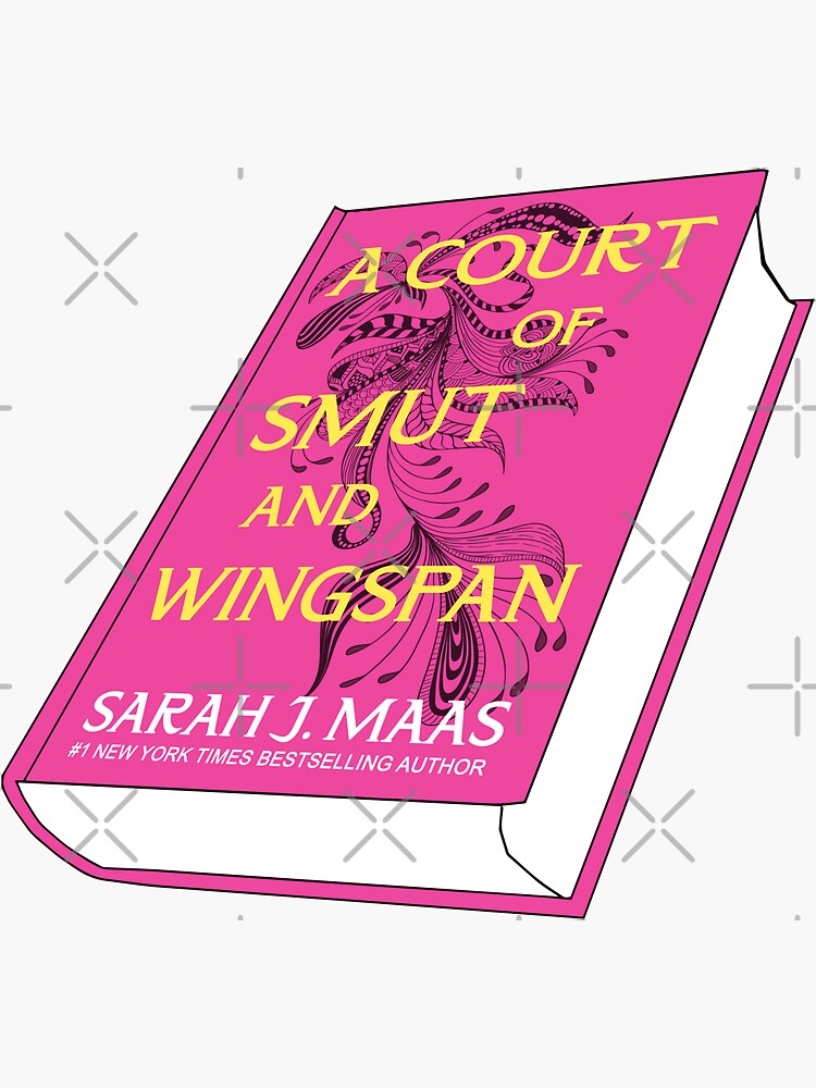 "acotar a court of smut and wingspan pink bookish" Sticker for Sale by ...