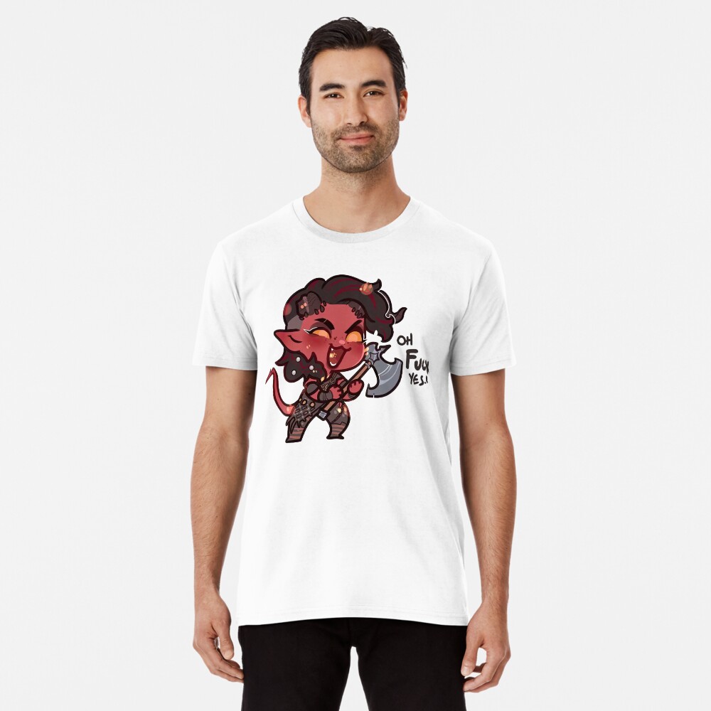 "Karlach Baldurs Gate" Sticker for Sale by lamaxjannine | Redbubble