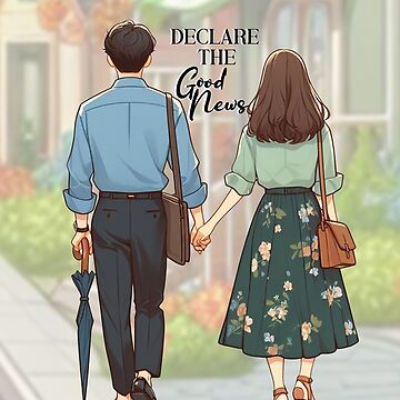 "REGIONAL CONVENTION DECLARE THE GOOD NEWS - COUPLE WALKING" Sticker ...