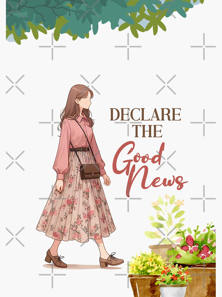 "REGIONAL CONVENTION DECLARE THE GOOD NEWS - SISTER" Sticker for Sale ...