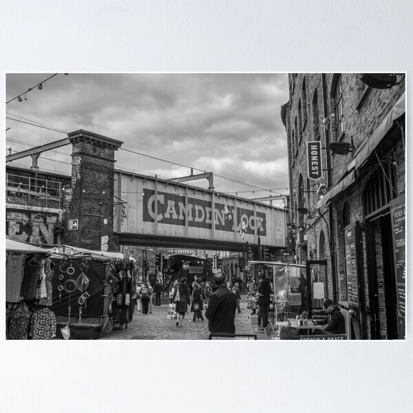 "Camden Town" Poster for Sale by bennyhawes | Redbubble