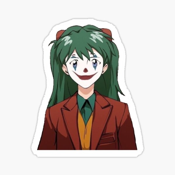 "Joker Asuka" Sticker for Sale by koenzie | Redbubble