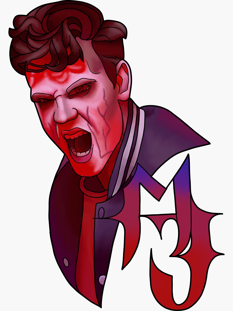 "Max Jagerman Version 2" Sticker for Sale by Xyluxus | Redbubble