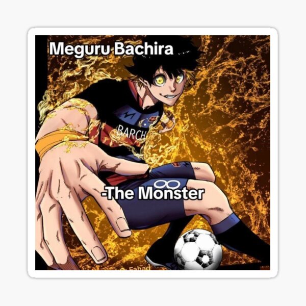 "Bachira blue lock" Sticker for Sale by sunwukong-sage | Redbubble