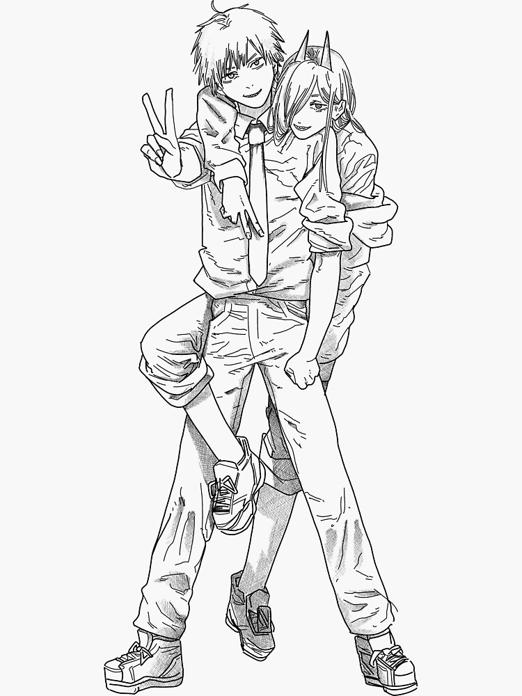 "Power couple - CSM" Sticker for Sale by Bratwurst ! | Redbubble