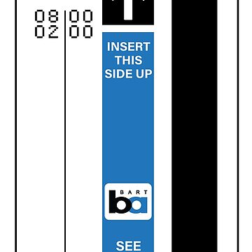 "Vintage Paper Bart Ticket (Bay Area Rapid Transit)" Photographic Print ...