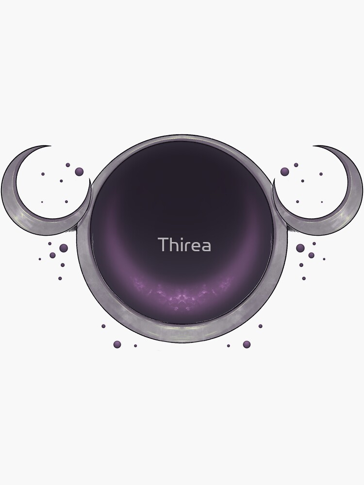 "Mistress of the Night Shar Symbol" Sticker for Sale by Thirea | Redbubble