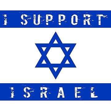 "I Support Israel Flag" Sticker for Sale by AJ Liber | Redbubble