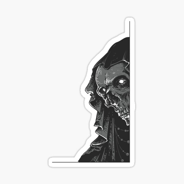 "Evil Graphic T-Shirt" Sticker by shakochi | Redbubble