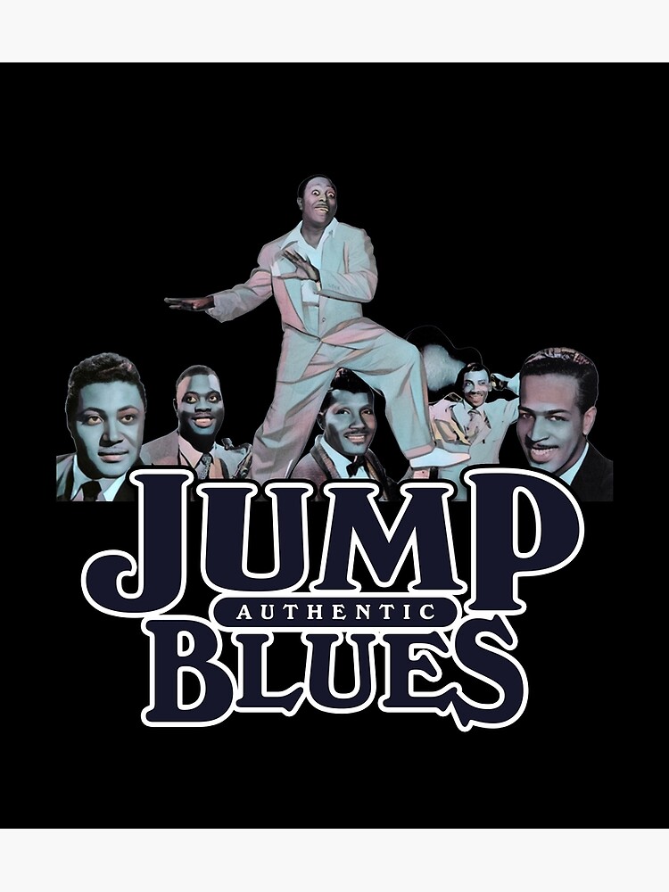 "Jump Blues Silhouette" Poster von TIGERDAVER | Redbubble