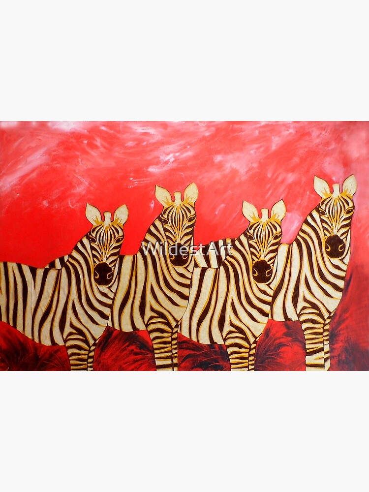 "Zebra Collage" Poster by WildestArt | Redbubble