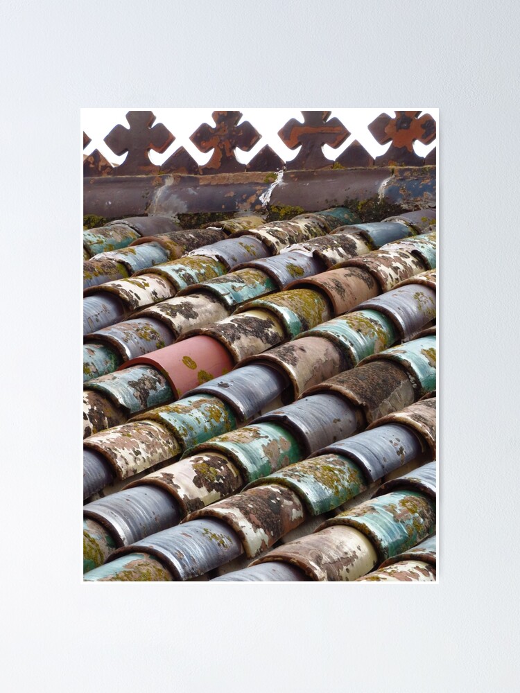 "Andalusian Roof Tiles" Poster for Sale by wiggyofipswich | Redbubble