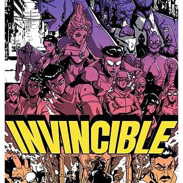 "Invincible Gradient Variant" Poster for Sale by hansoloski | Redbubble