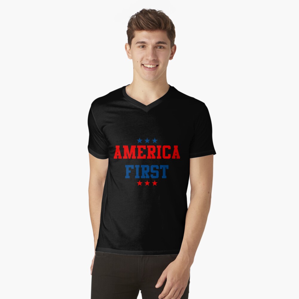 "America First" Sticker for Sale by flippinsg | Redbubble