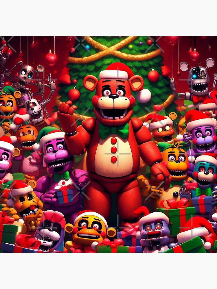 "Christmas animatronics Fnaf Freddy and his friends Five Nights at ...