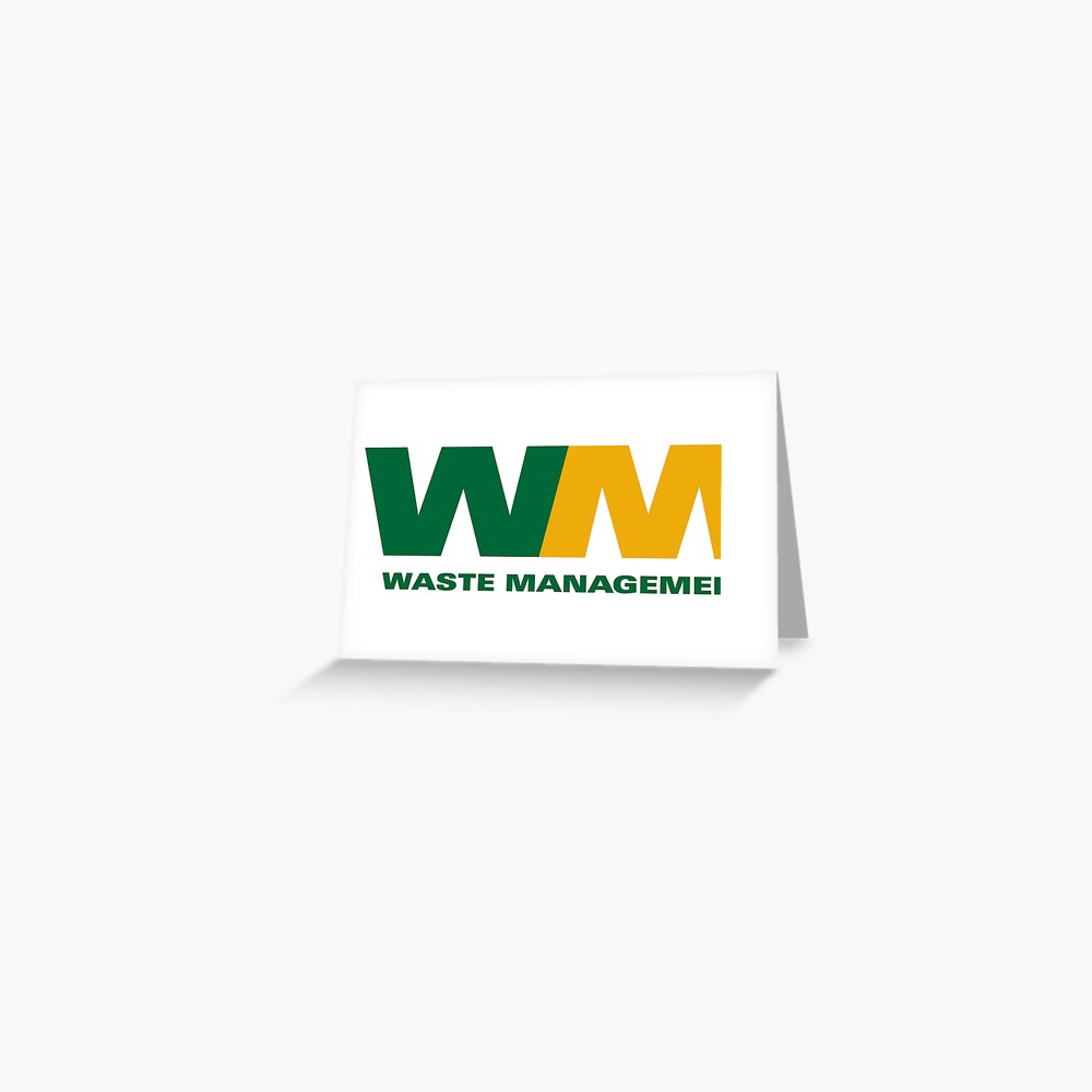 "WASTE MANAGEMENT LOGO" Sticker for Sale by signiquitatis | Redbubble