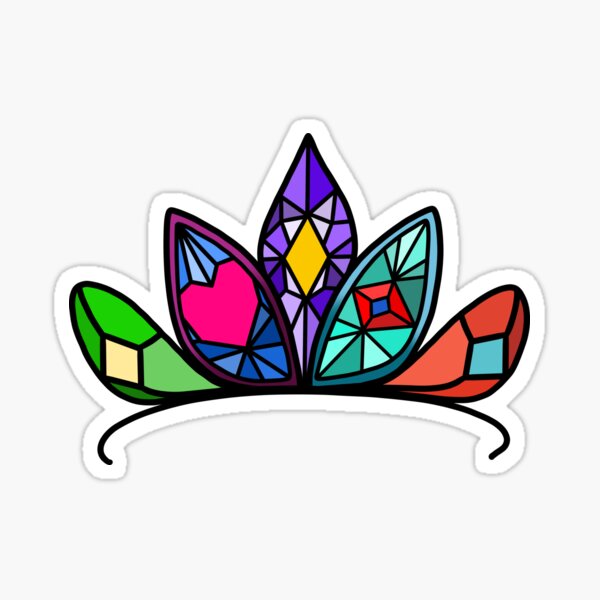 "Princess Tiara " Sticker for Sale by PeteyPieFarms | Redbubble