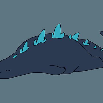 "Sleepy Godzilla" Sticker for Sale by Konsei | Redbubble