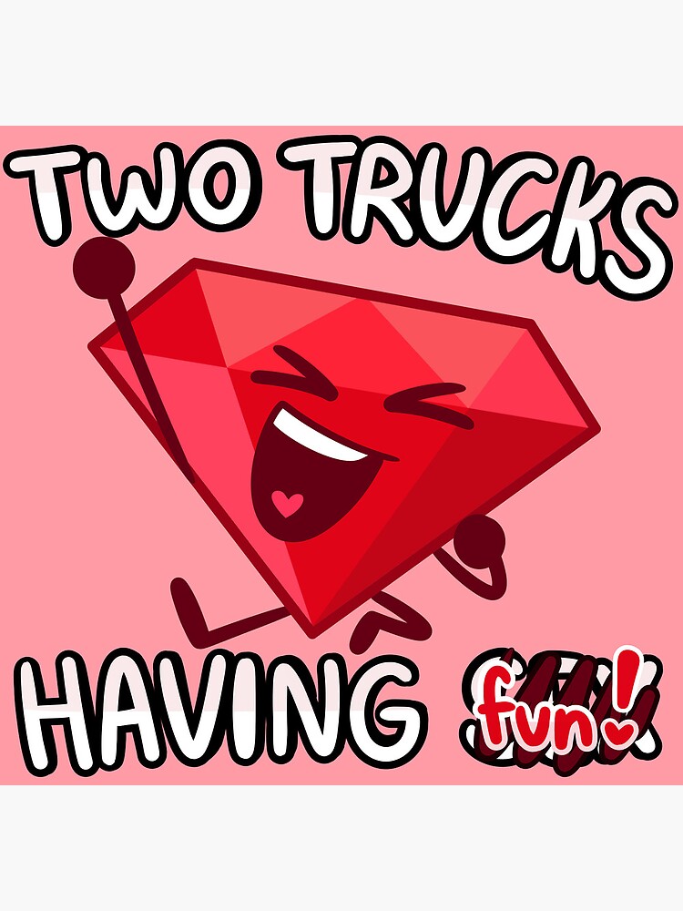 "Ruby (Battle For Dream Island)" Poster for Sale by PuppyRelp | Redbubble