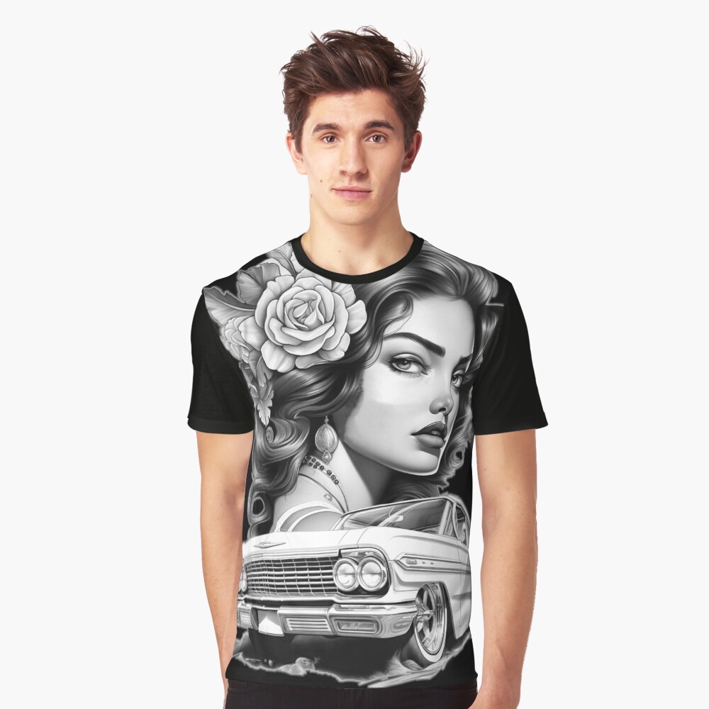 "Chicano Lowrider Girl Mexican Chicana Latina " Sticker for Sale by ...