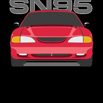 "sn95 Mustang GT 4.6L V8 4th gen RETrO USA " Sticker for Sale by ...
