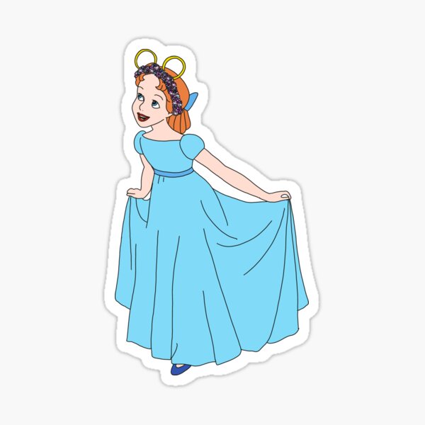 "Wendy Flowers " Sticker for Sale by Highfireglaze | Redbubble