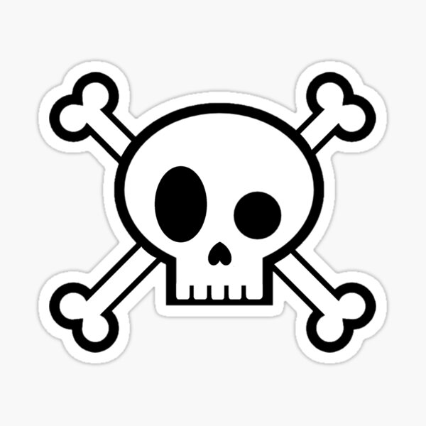 Skull And Crossbones Stickers | Redbubble